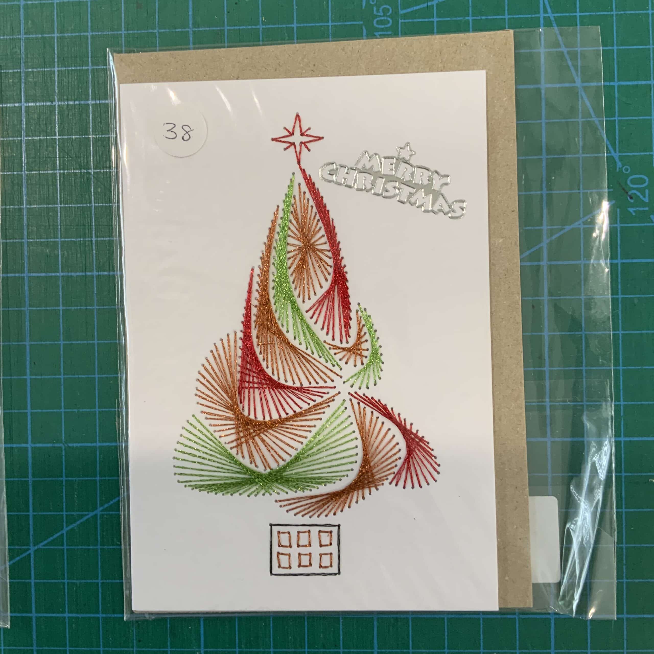 Ready Made Seasonal Cards Design 38 - JK's Cross Stitch Supplies