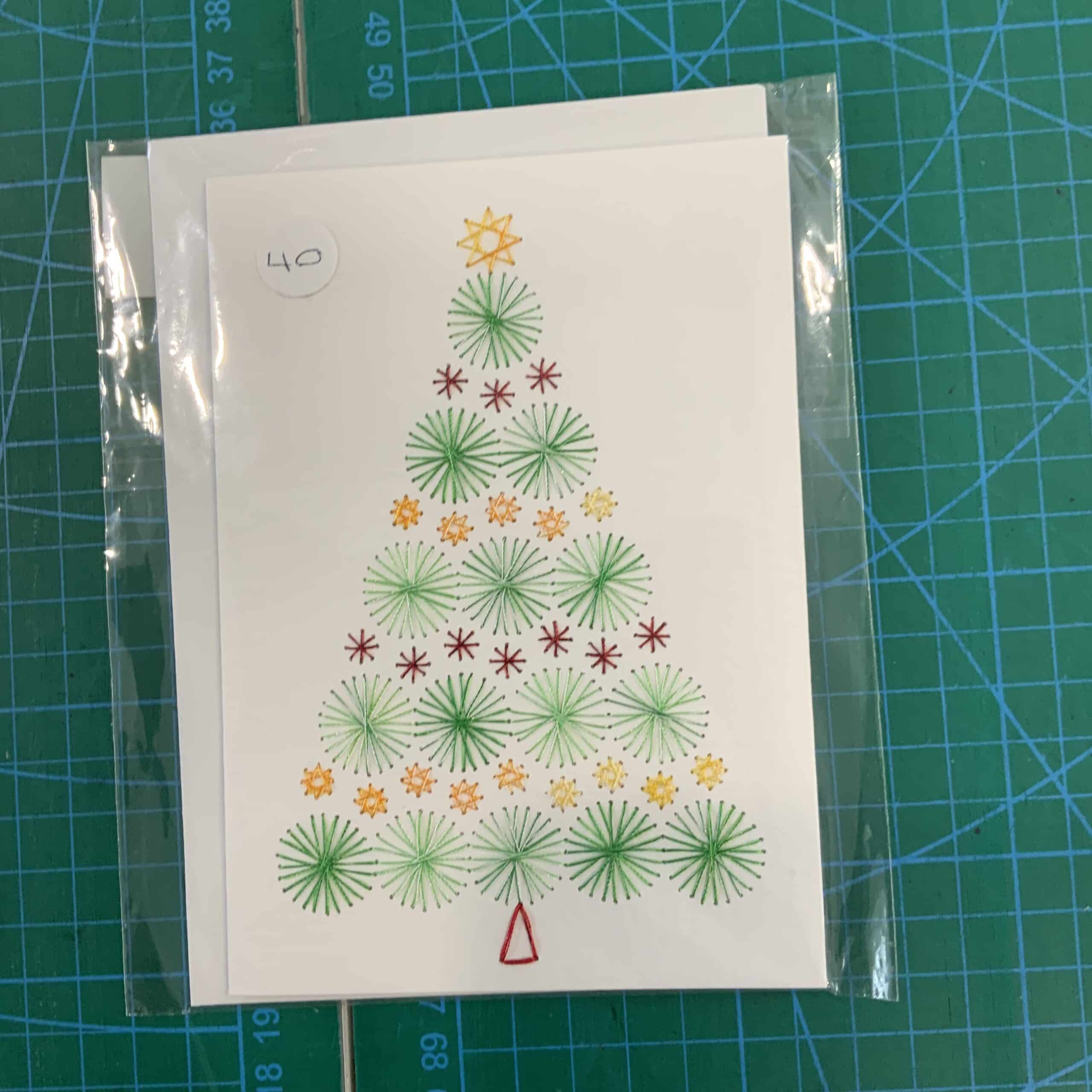 Ready Made Seasonal Cards Design 40 - JK's Cross Stitch Supplies