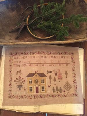 Stacy Nash Primitives- Gathering The Greens Sampler - JK's Cross Stitch Supplies