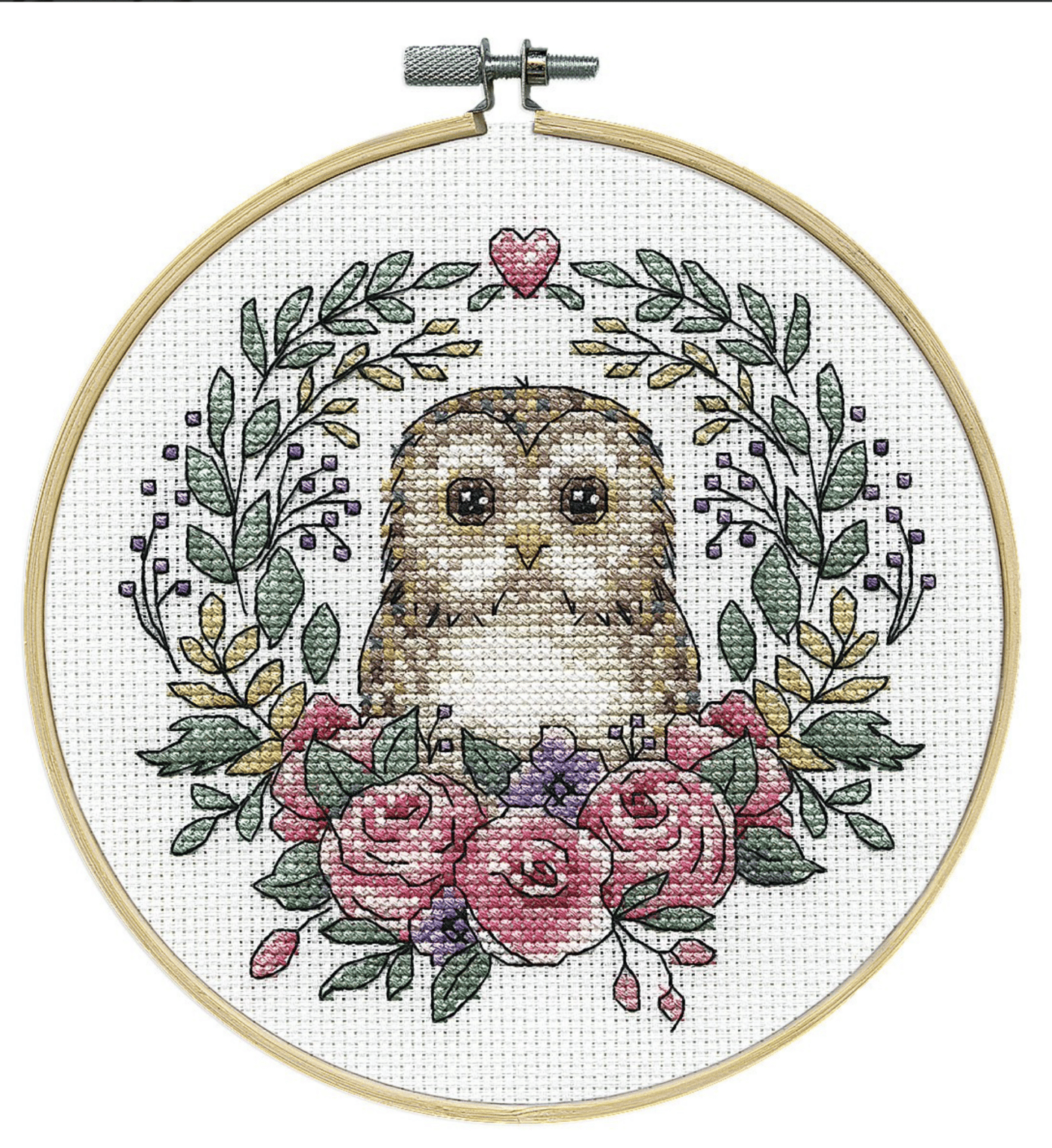 Design Works Owl 7040 Cross Stitch Kit - JK's Cross Stitch Supplies
