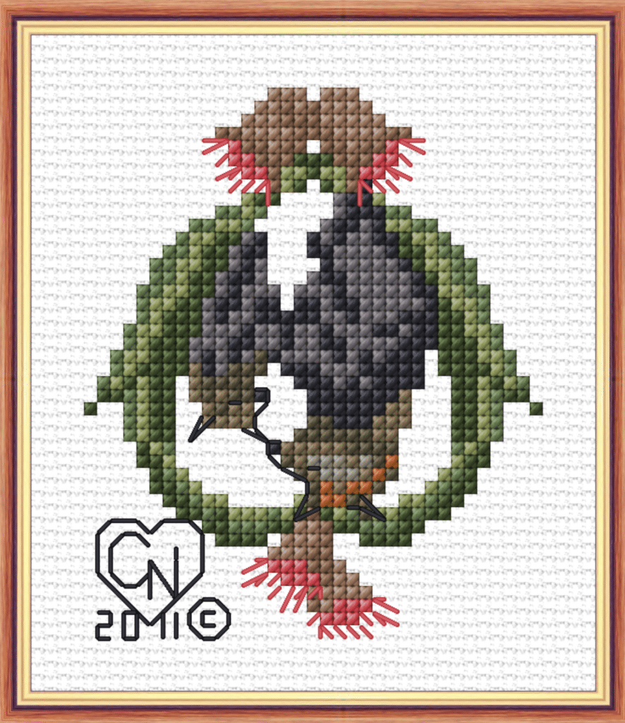 Gumleaf Ornies - Flying Fox - JK's Cross Stitch Supplies