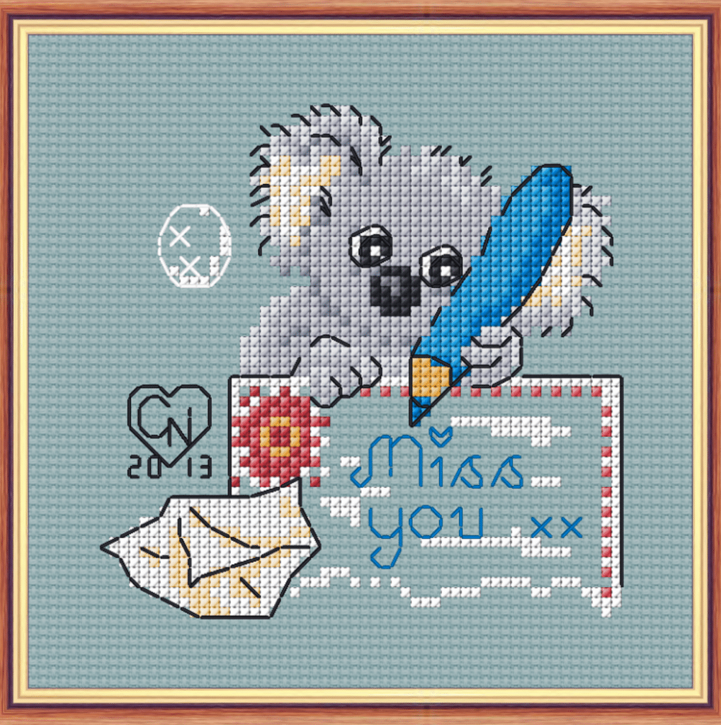 Miss You - JK's Cross Stitch Supplies
