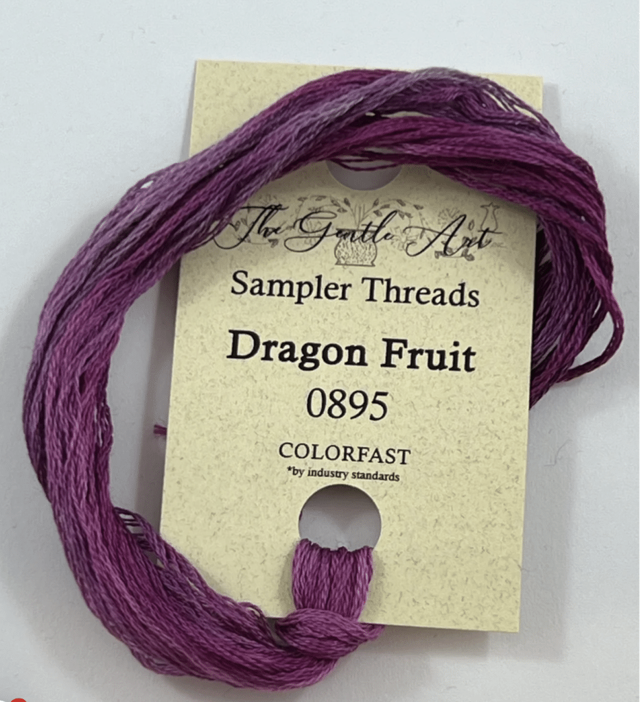 The Gentle Art Sampler Threads 0895 Dragonfruit - JK's Cross Stitch ...