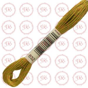 DMC 6 stranded Art.117 832 Golden Olive - JK's Cross Stitch Supplies