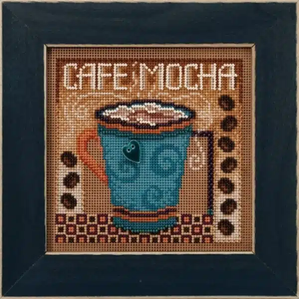 Mill Hill Kit Cafe Mocha MH142026 - JK's Cross Stitch Supplies