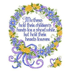 Ursula Michael A Mothers Hand Cross Stitch Chart Hard Copy - JK's Cross ...