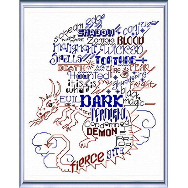 Ursula Michael Lets Get Dark Cross Stitch Chart Hard Copy - JK's Cross ...