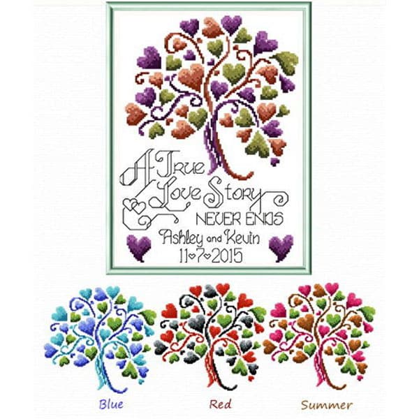 Ursula Michael Love Story Wedding Cross Stitch Chart Hard Copy - JK's ...