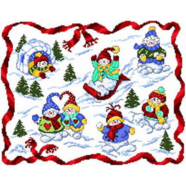 Ursula Michael Snow Babies Cross Stitch Chart Hard Copy - JK's Cross ...