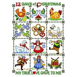Ursula Michael Twelve Days Cross Stitch Chart Hard Copy - JK's Cross ...